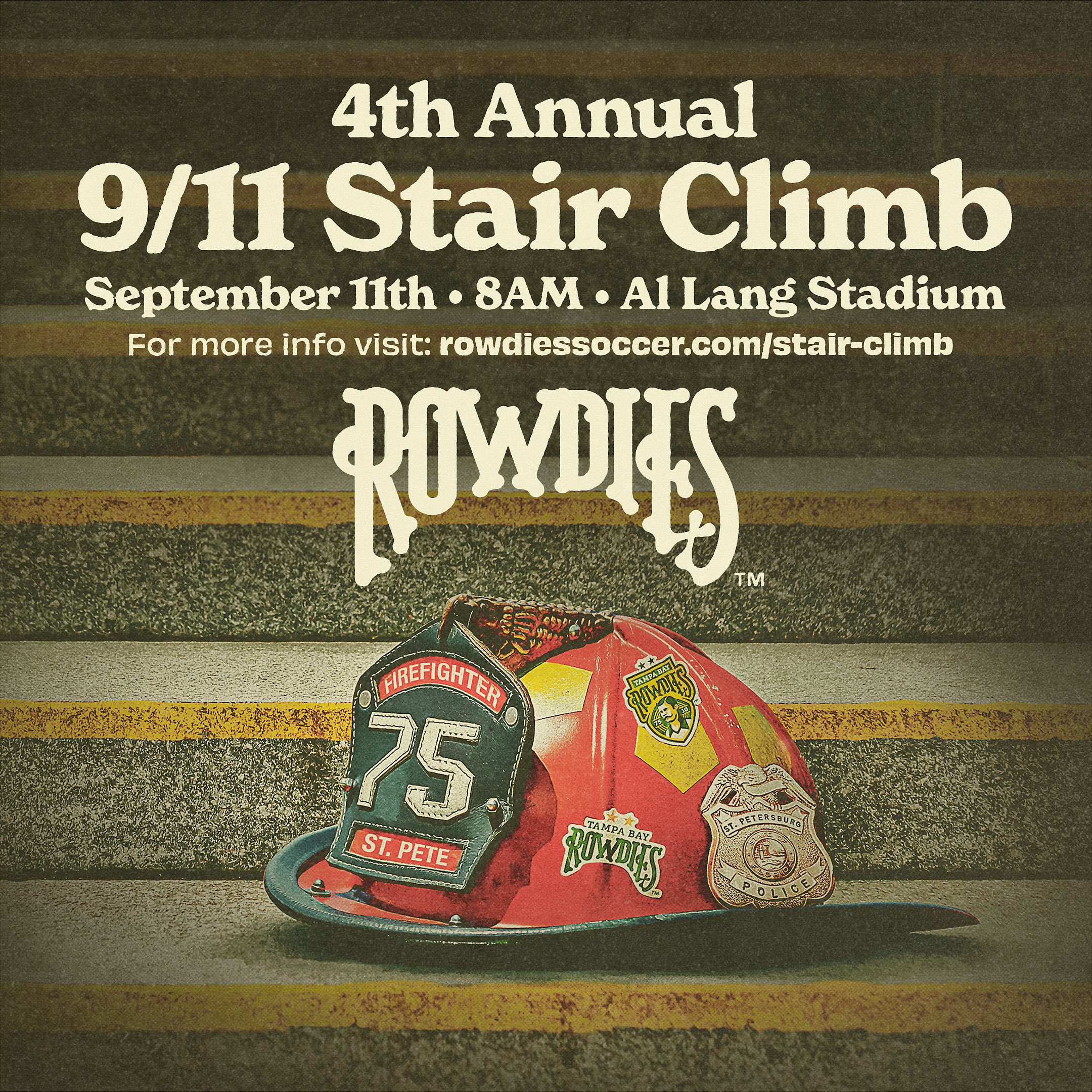 ROWDIES HOST FOURTH ANNUAL 9/11 MEMORIAL STAIR CLIMB